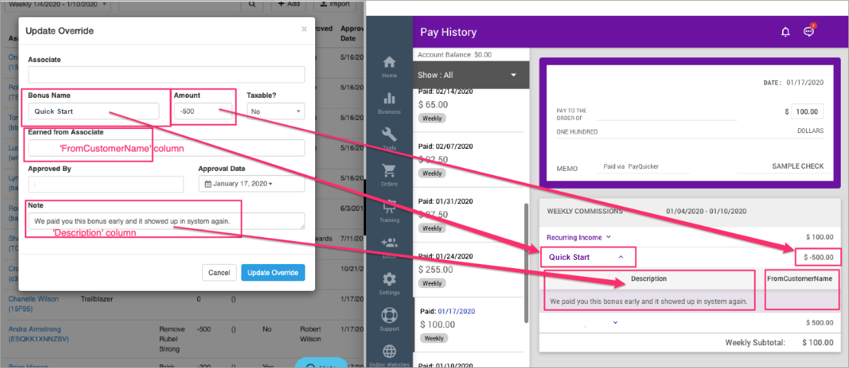Creating Commission Overrides – Help Center