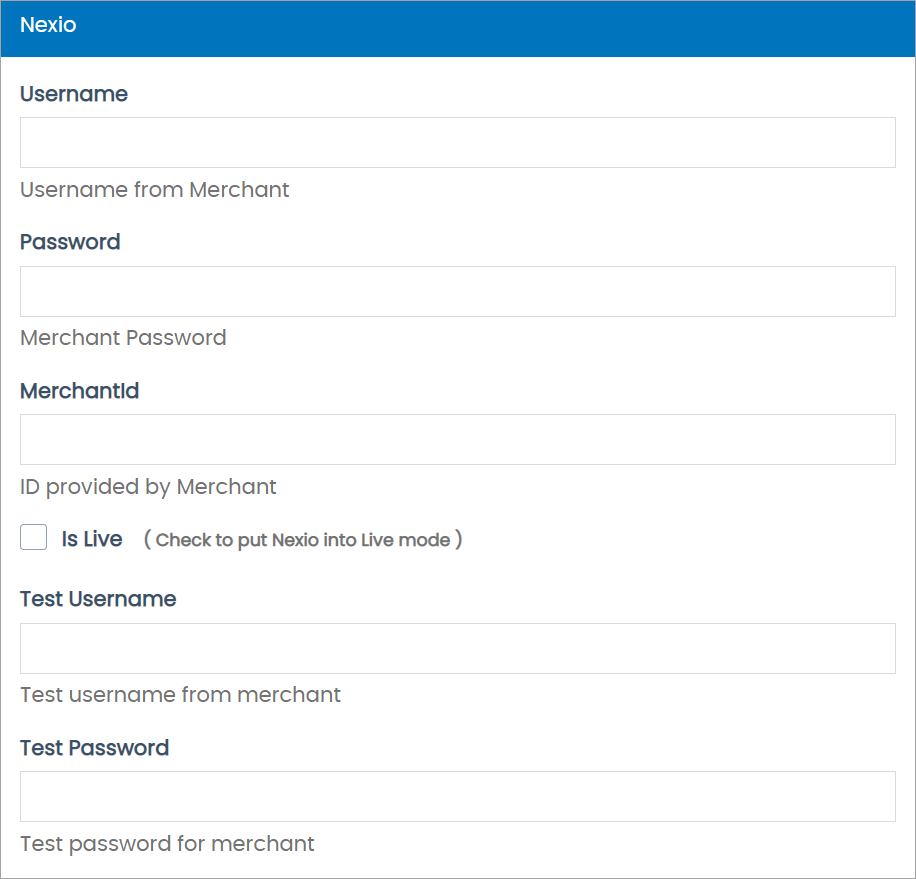 Integrating with Nexio for Payment Processing – Help Center