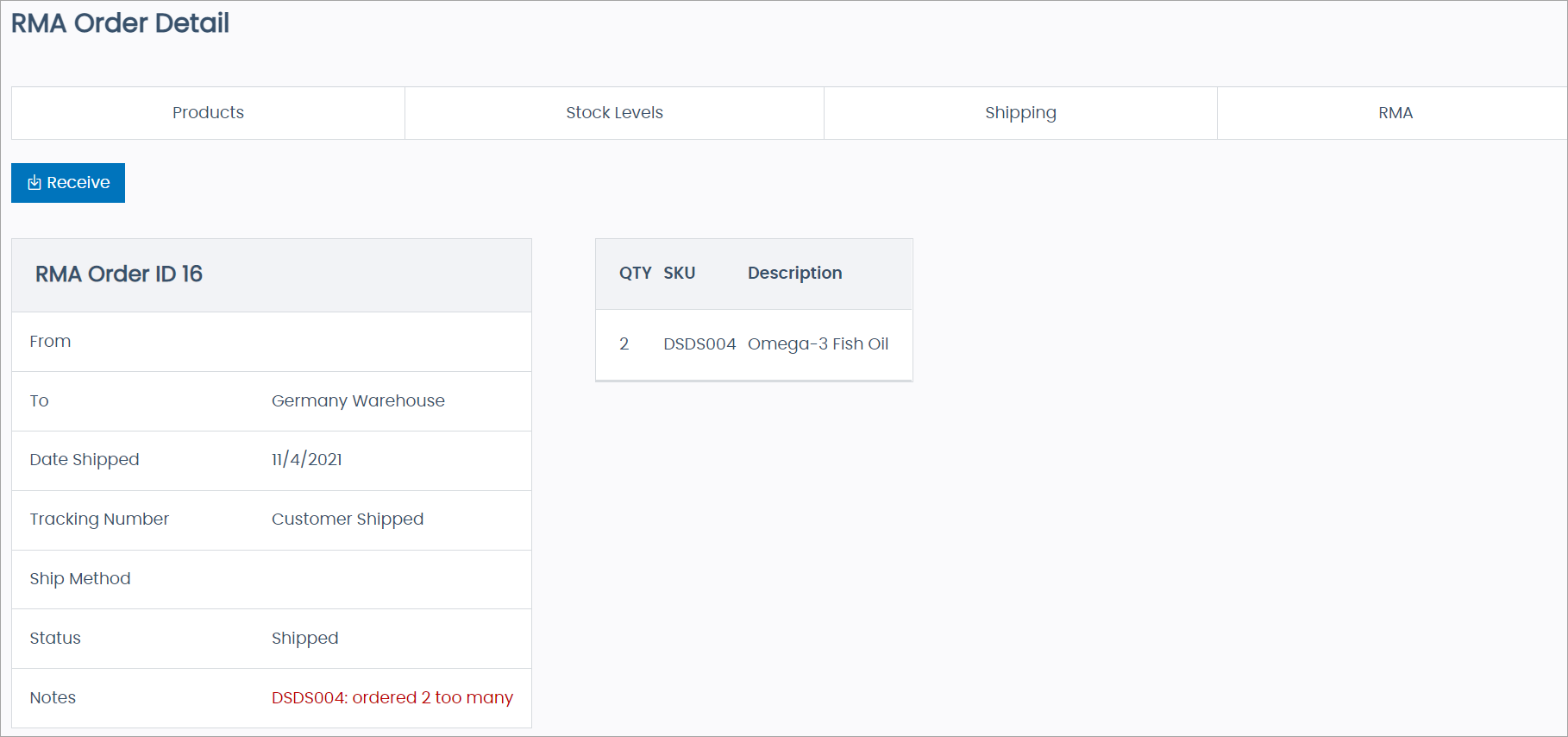 Receiving Inventory – Help Center