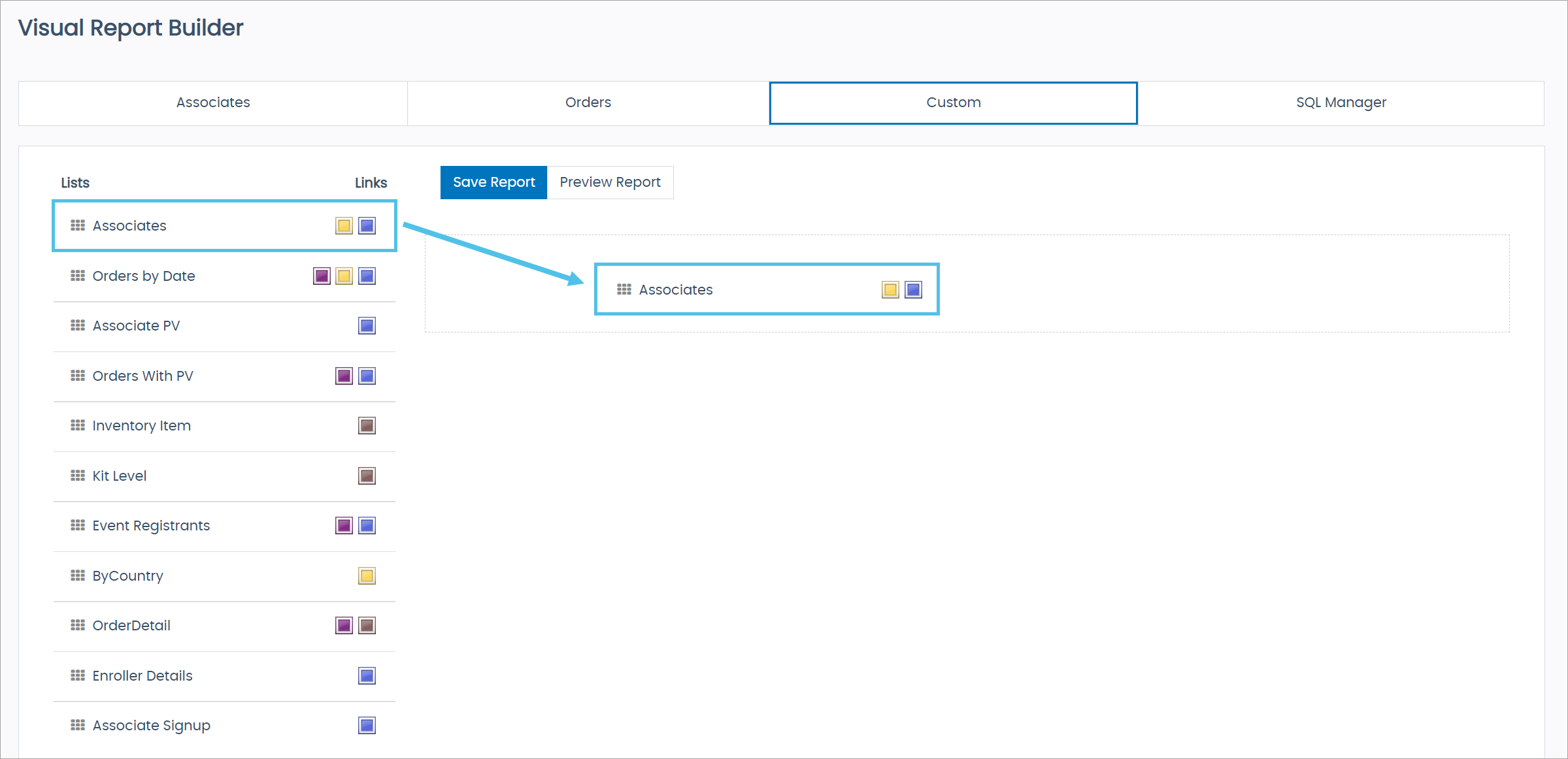 Creating Custom Reports with the Visual Report Builder – Help Center