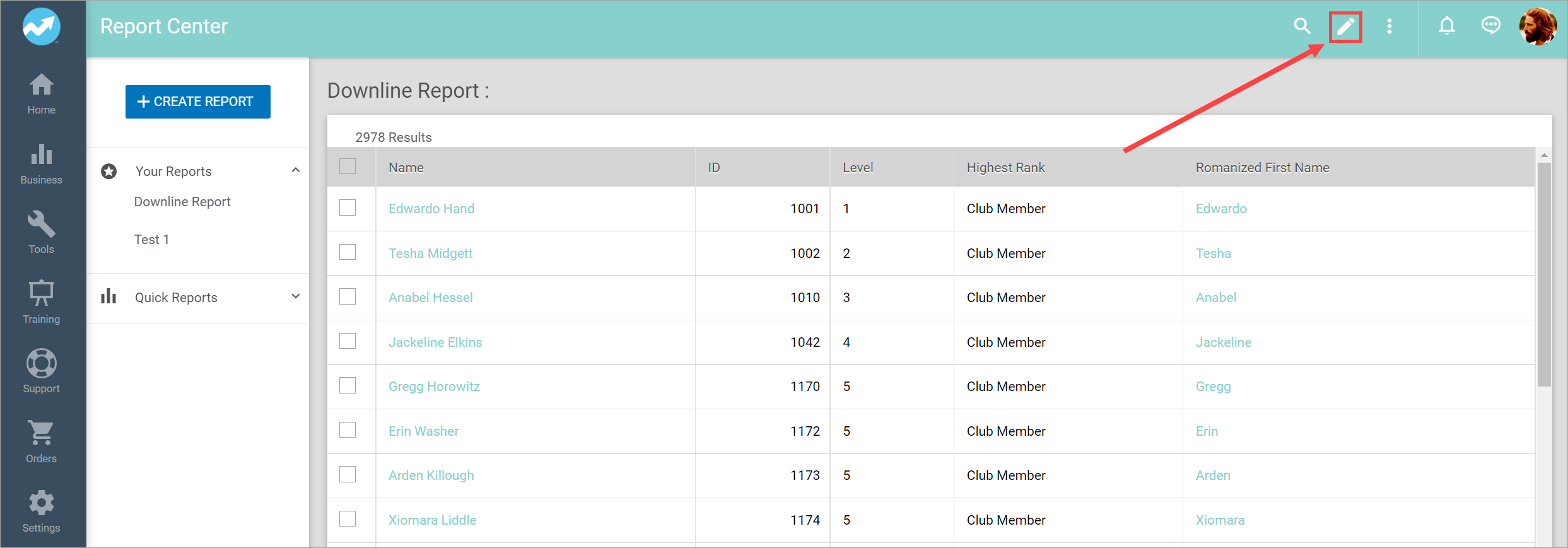 Creating a Report Center Report in Web Office – Help Center
